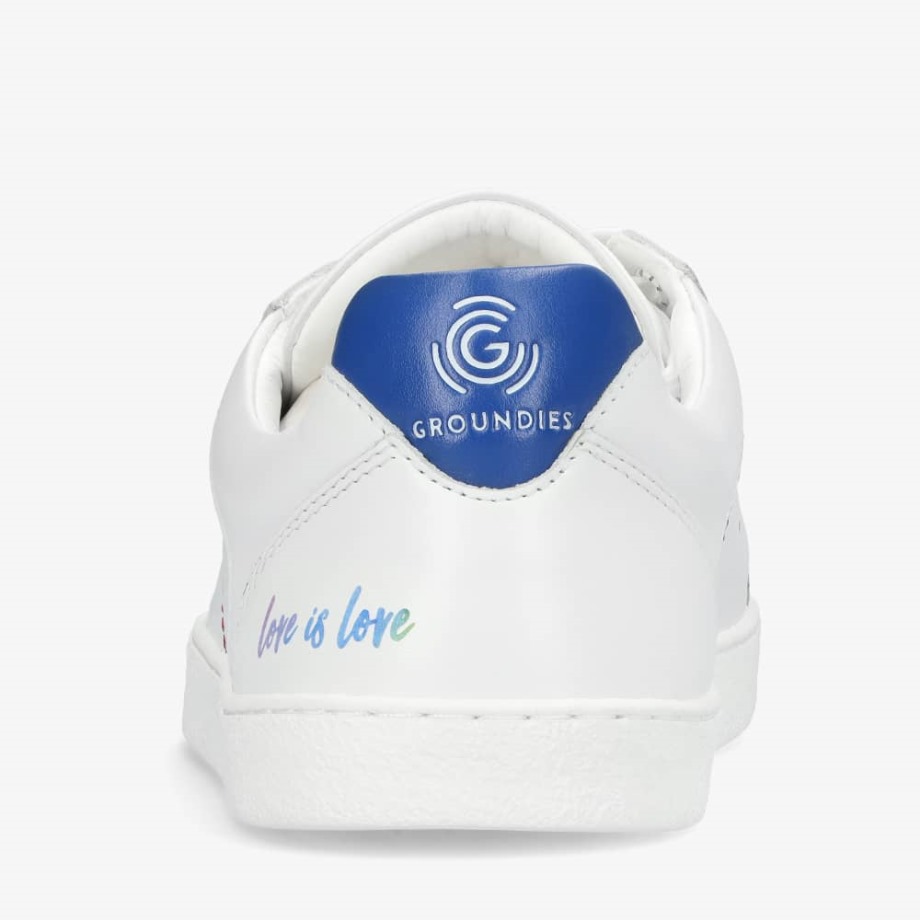 Groundies White/Blue Universe Sundry [GROUDSKU070] : Vegan Shoes ...